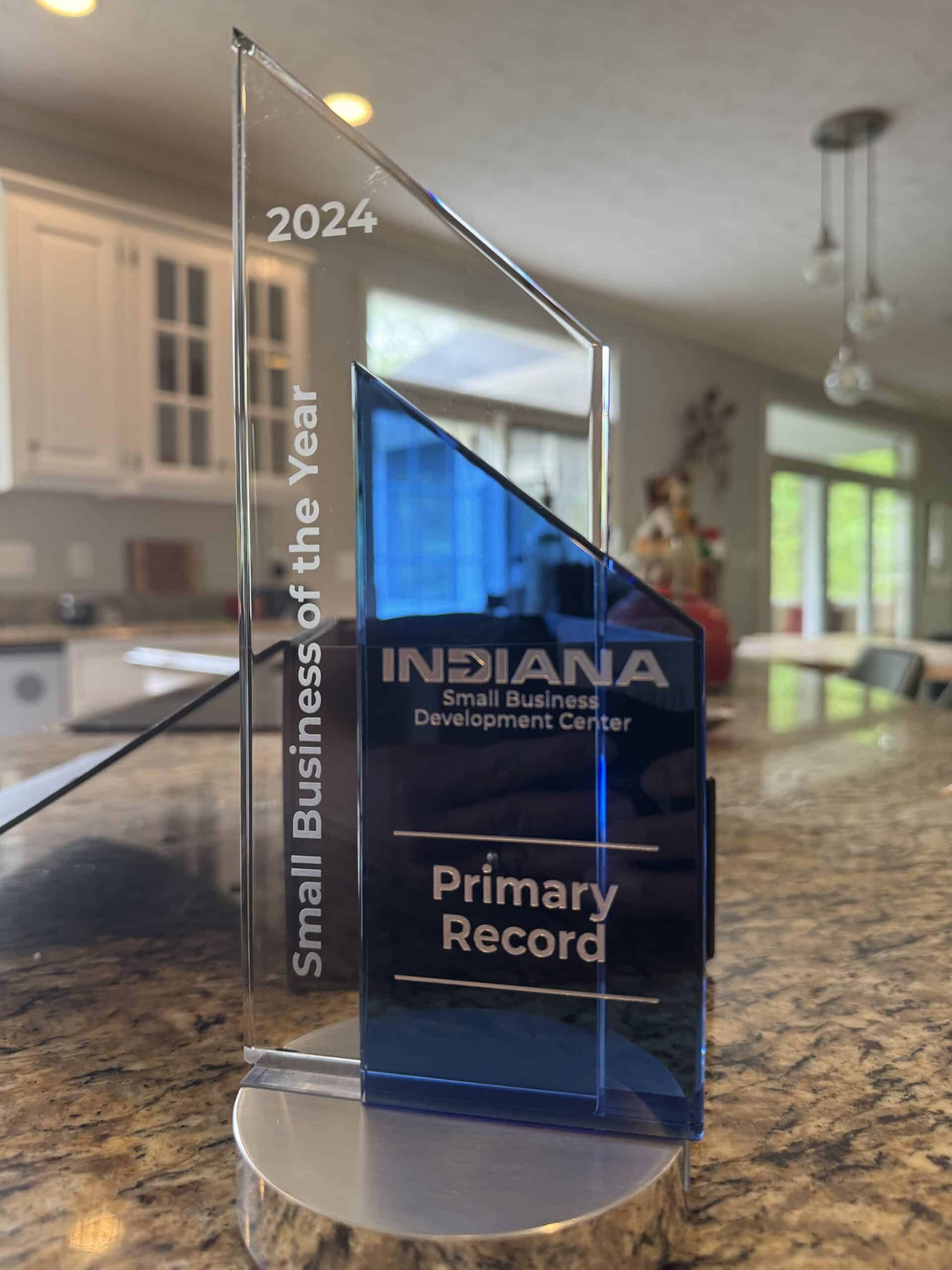 Primary Record is the 2024 Indiana Small Business of the Year